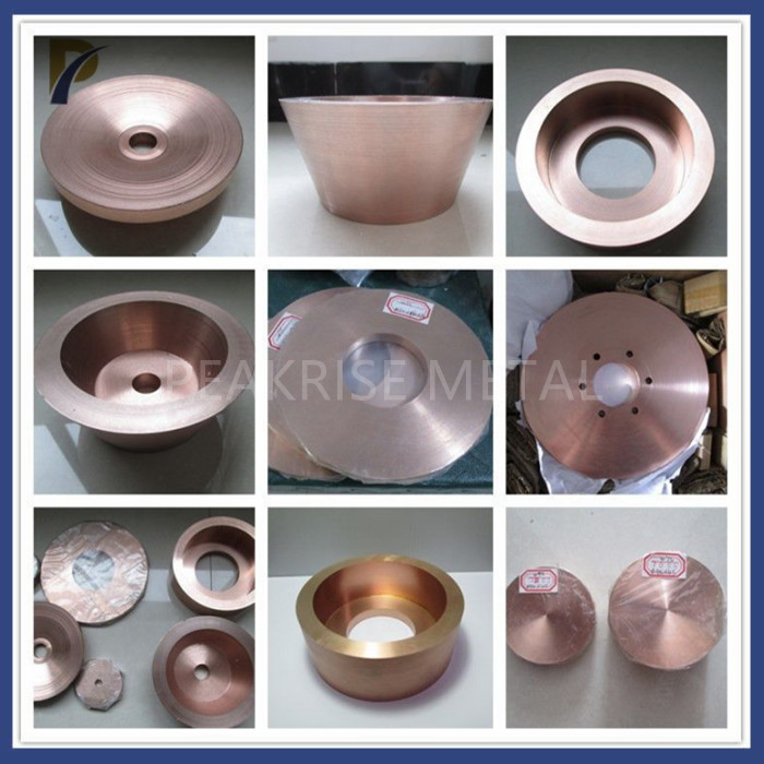Bright Surface Alloy Copper Tungsten Sheet 75WCu 80WCu 90WCu 70WCu