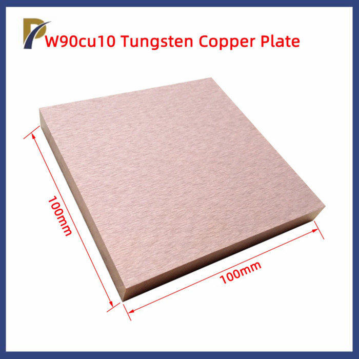 Alloy Copper Tungsten Plate Heating Sheet 2~50mm Thick Tungsten Copper ...