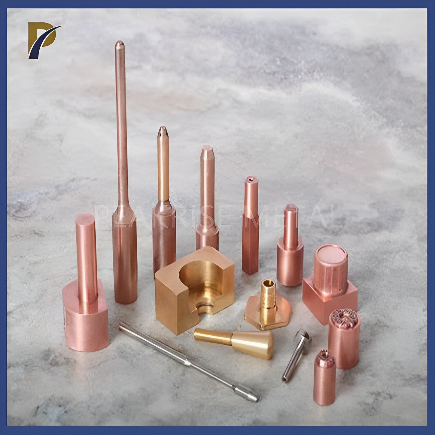 40WCu Copper Tungsten Alloy Damascene Electrode Block Copper Tungsten ...
