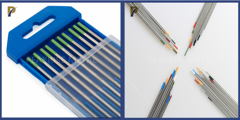 Green Color Code Pure Tungsten Electrode AWS A5.12M Welding Electrode