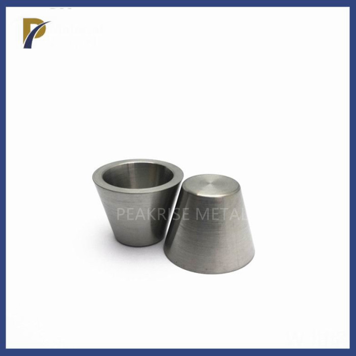 99.95% Purity Machined Tungsten Crucibles 19.3 G/Cm3 Melting Metal ...