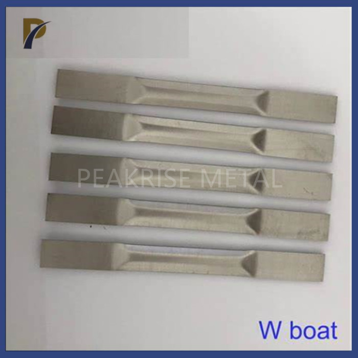 Stamping Evaporation Tungsten Boat For Resistive Evaporation Source ...
